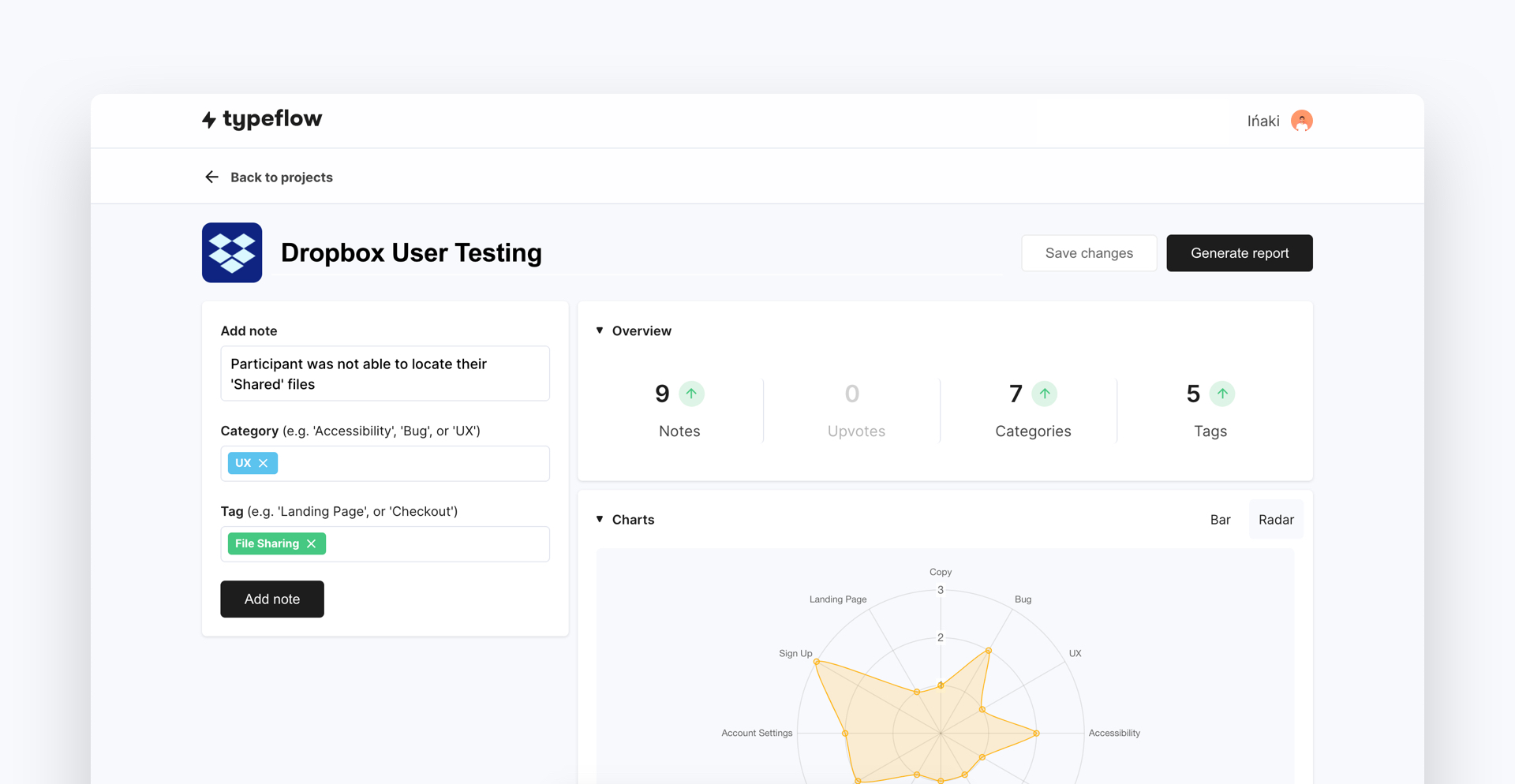 Typeflow | Capture & organise your user feedback